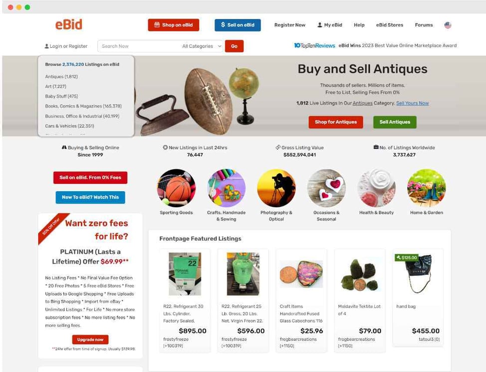 Is eBid Legit? eBid Review For An Alternative to eBay